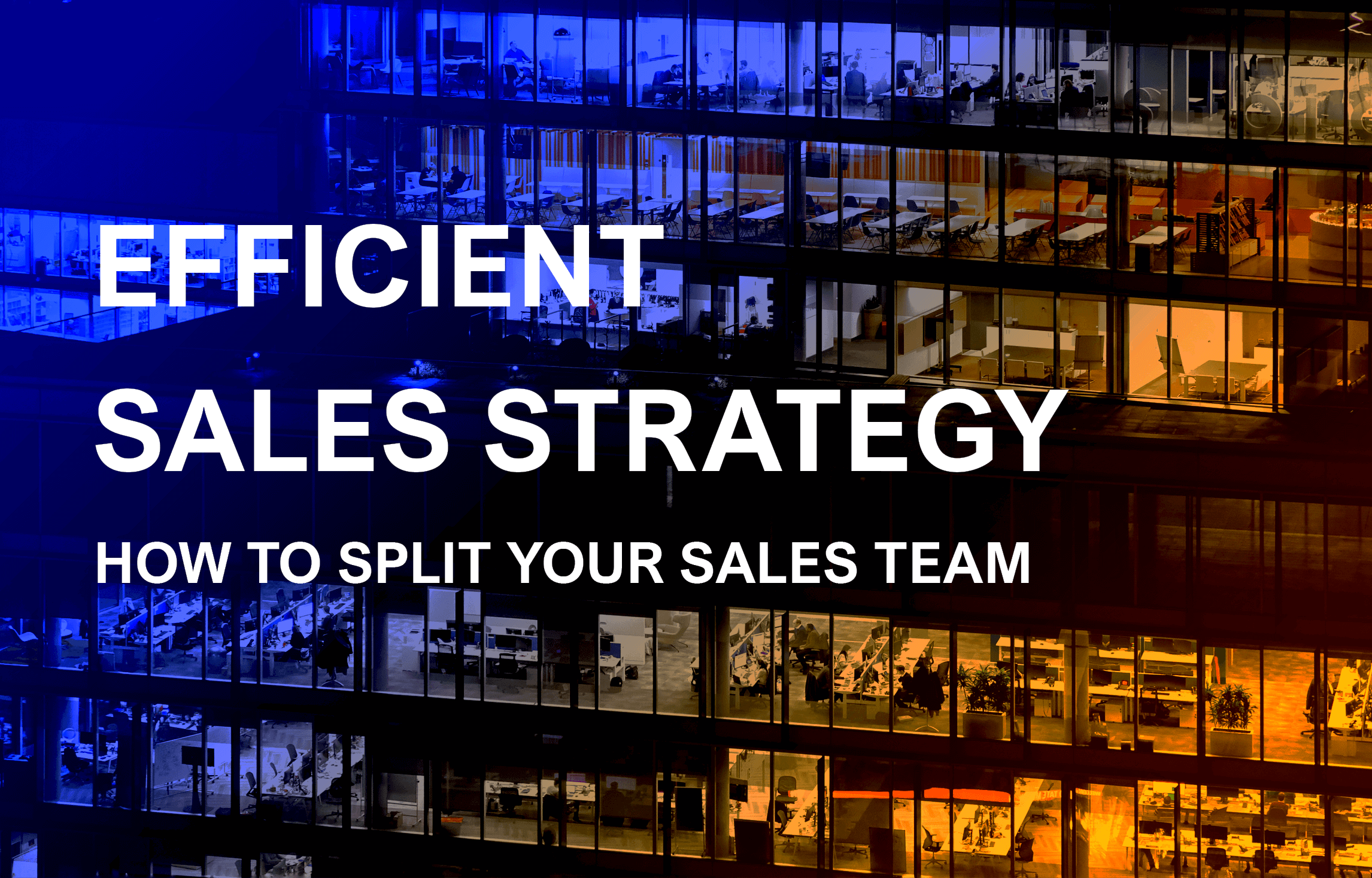 Efficient Sales Strategy: How To Split Your Sales Team | Growthonics Efficient Sales Strategy: How To Split Your Sales Team | Growthonics